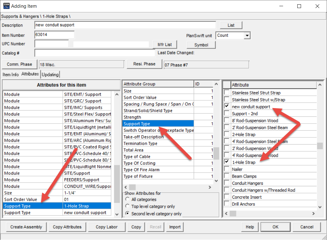 How to add item selections to the takeoff screen drop menus – Vision ...